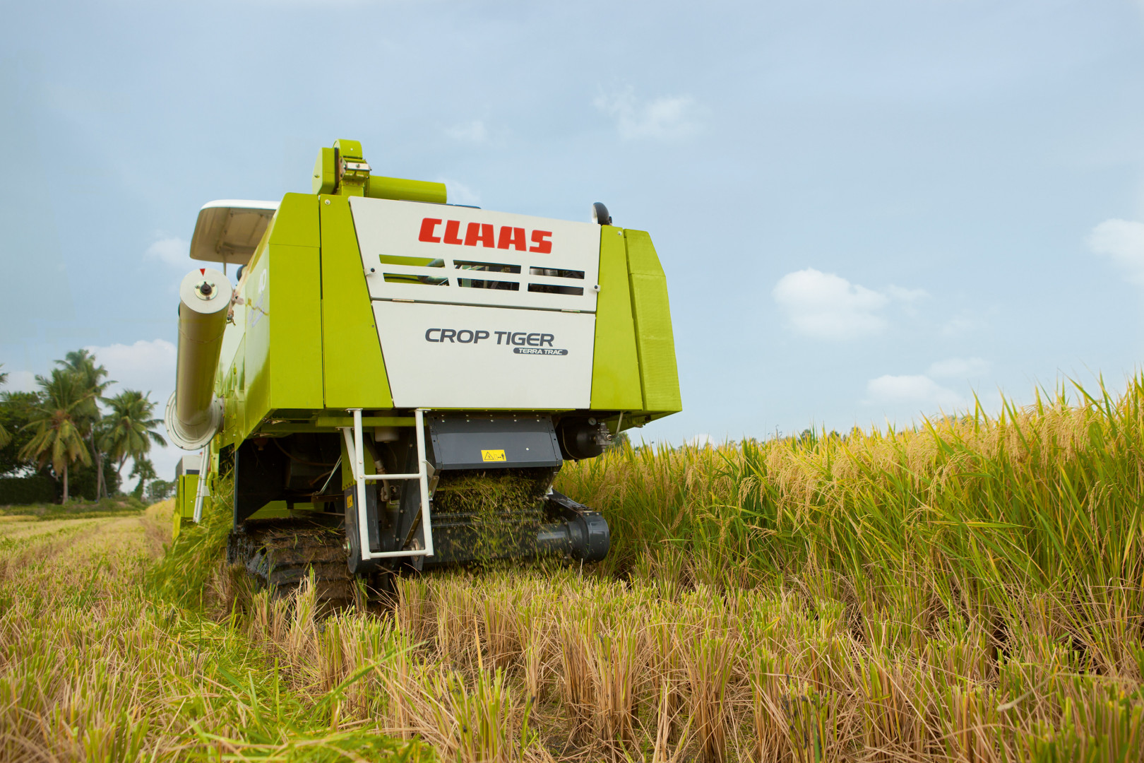 Claas-India lieferte 10.000sten Tiger aus - Blick ins Land